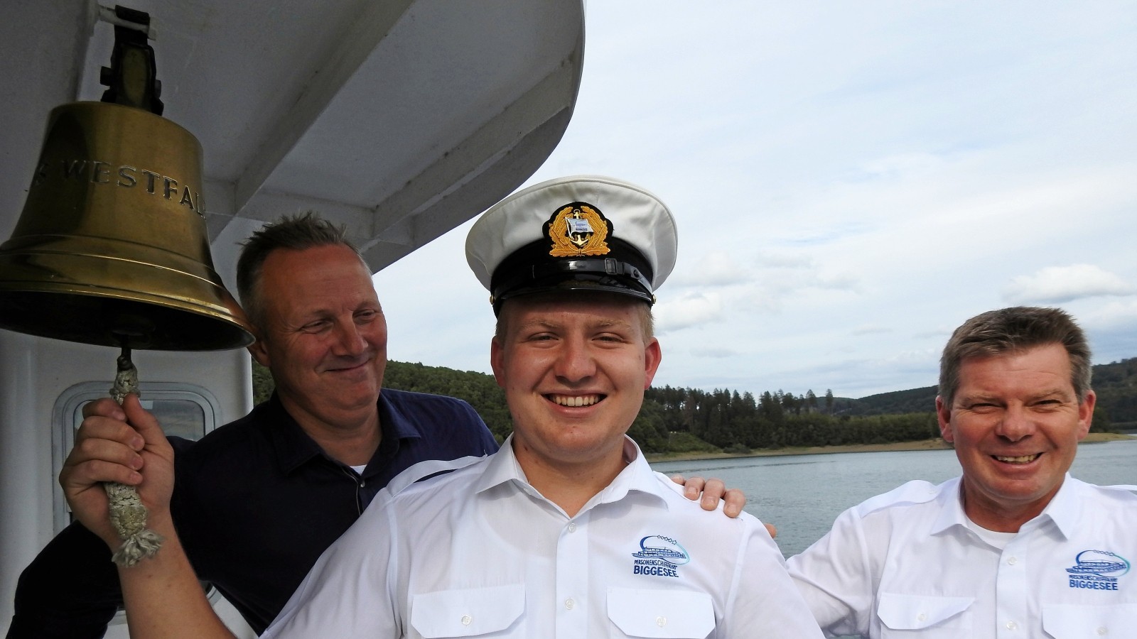 Weiße Flotte: Jan Wrede wird jüngster Kapitän auf der Bigge