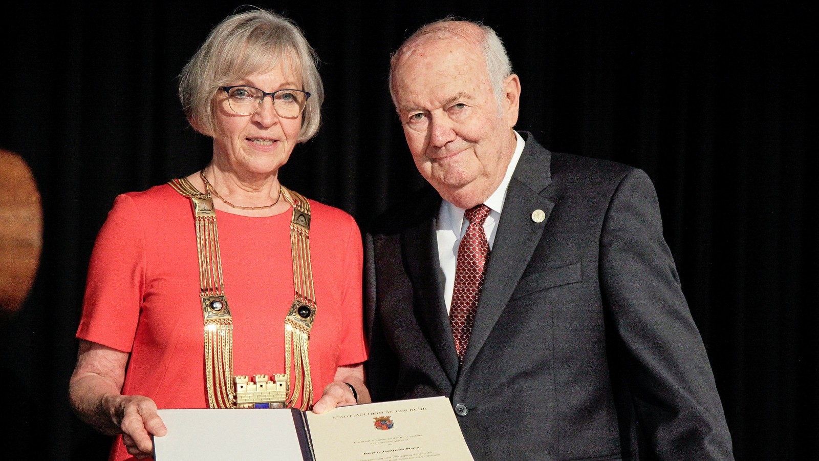 Jacques Marx ist neuer Ehrenbürger der Stadt Mülheim
