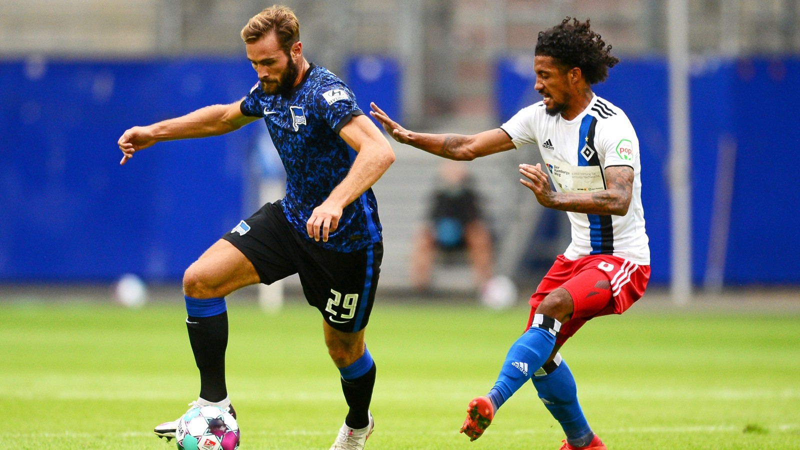 Hertha BSC verliert die Generalprobe beim HSV mit 0:2
