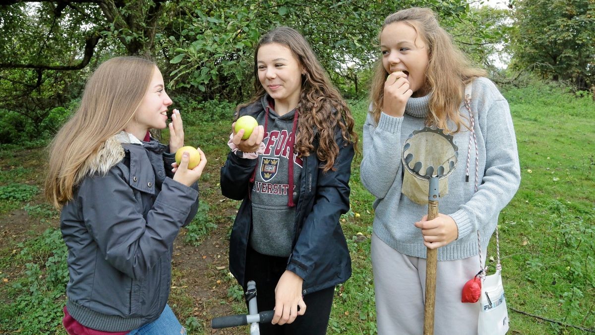 Rheinberg: Konfirmandenunterricht auf die Streuobstwiese