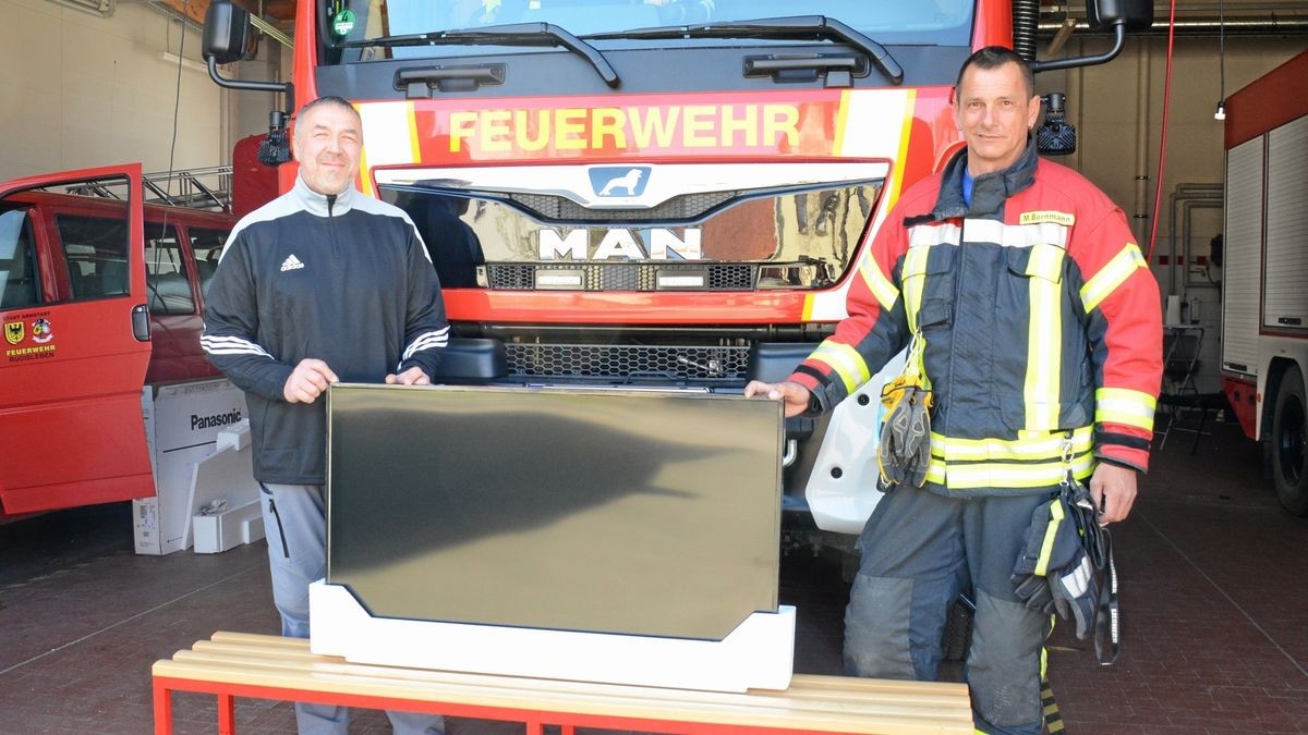 Monitor verschafft Rudislebener Feuerwehrleuten Überblick