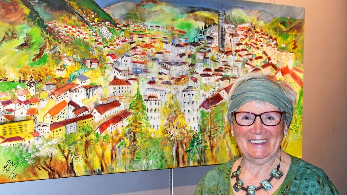 Jena als Acryl auf Leinwand