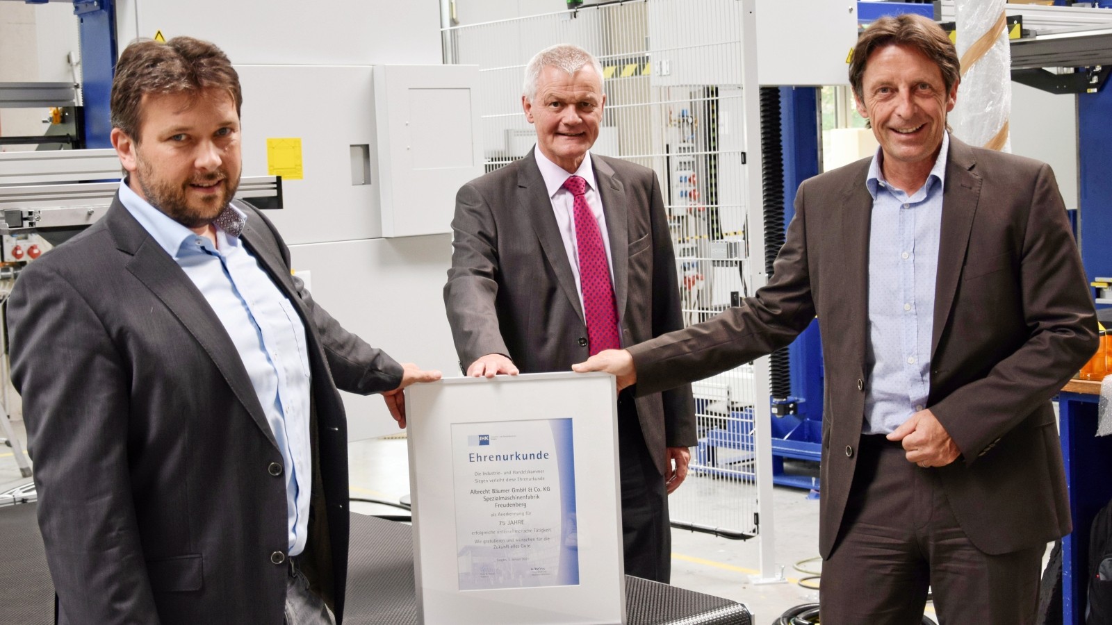 Firmenjubiläum in Freudenberg: Albrecht Bäumer GmbH wird 75