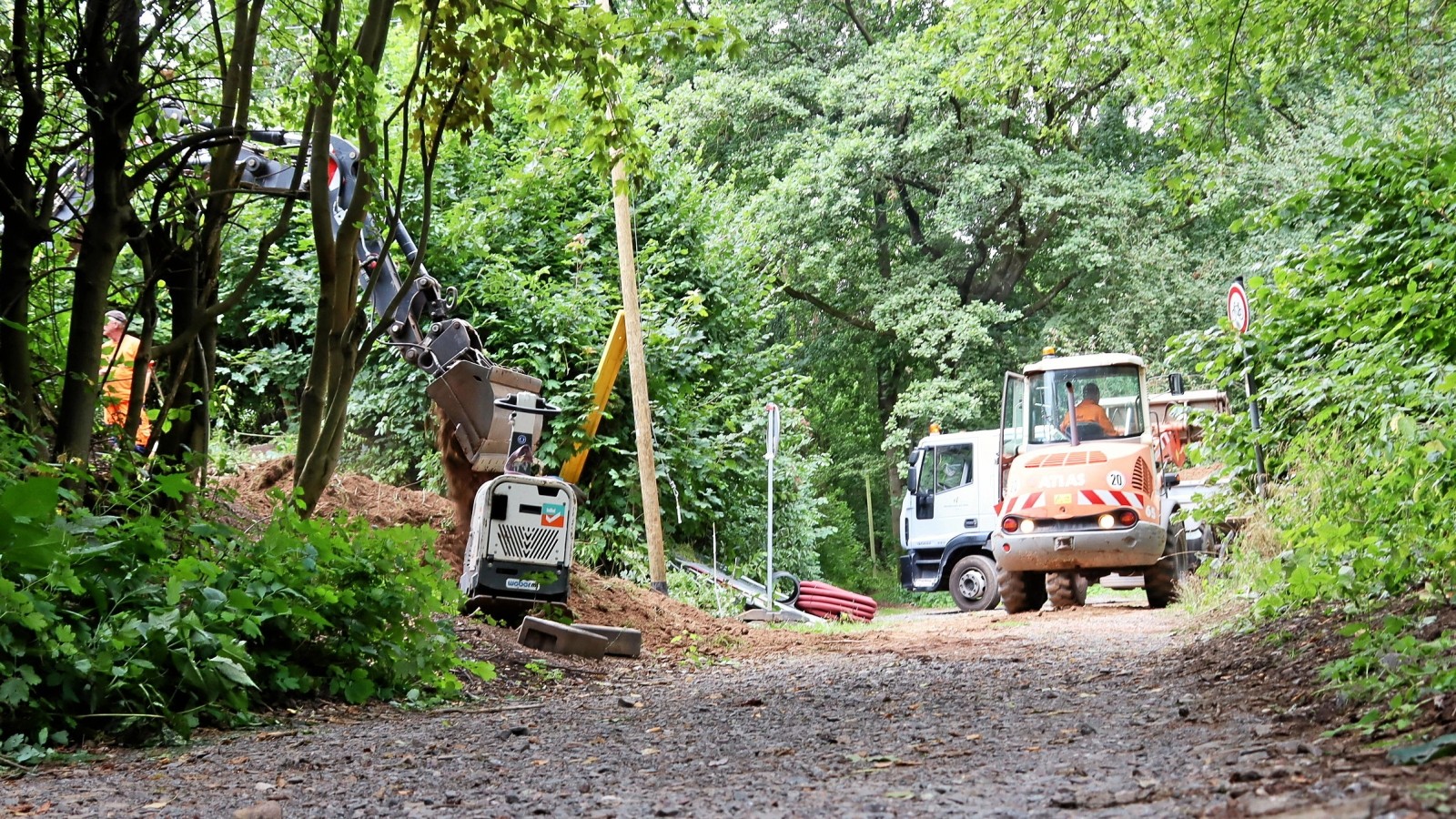 Bauhof saniert Treppe am Park Hohenrode