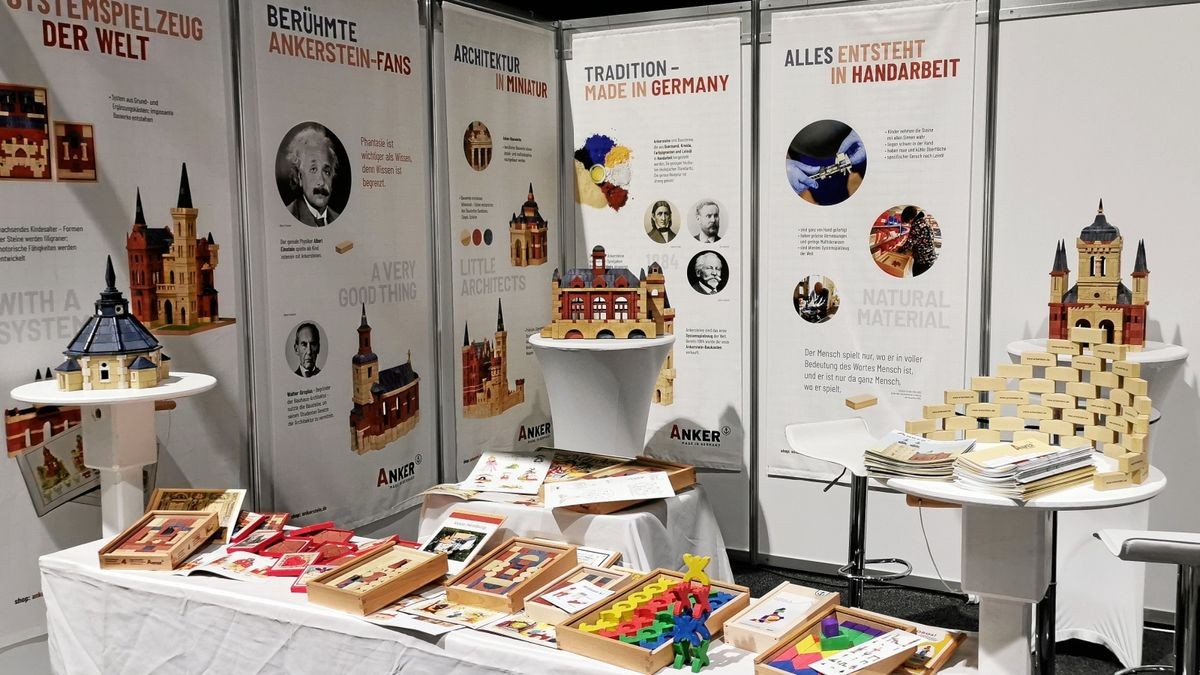 Ankersteine aus Rudolstadt auf Messen in Erfurt und Salzburg