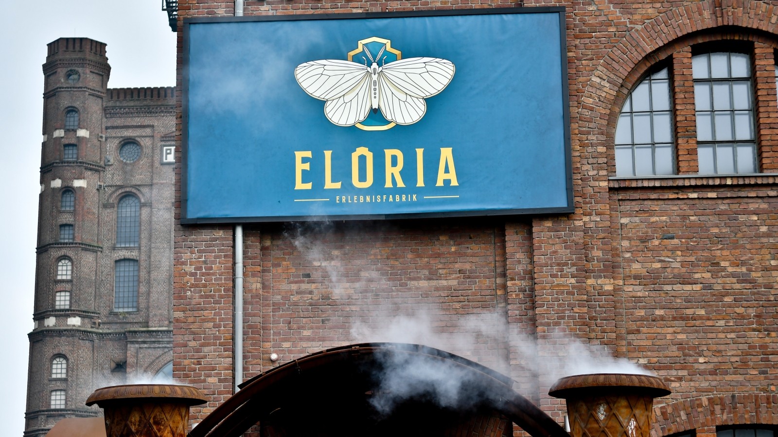 Die Erlebnisfabrik ELORIA vor der Eröffnung.