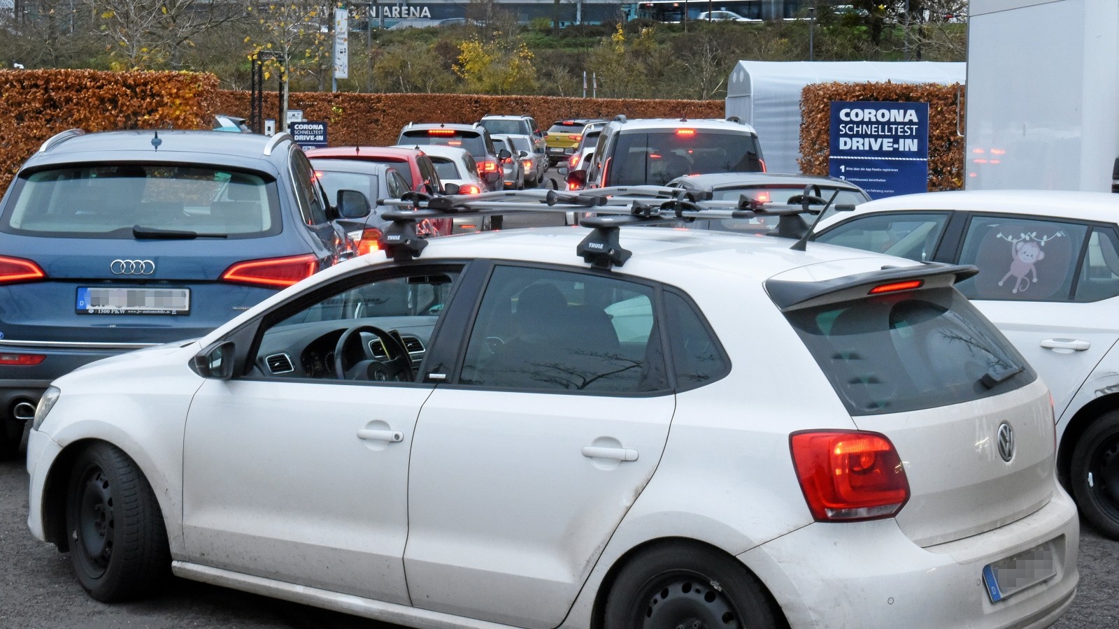 So ist die Lage in den Testzentren in Wolfsburg