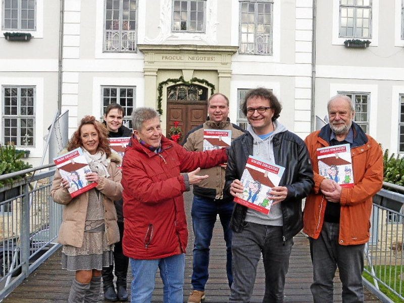 Ein Comic erzählt die Geschichte von Schloss Schliestedt