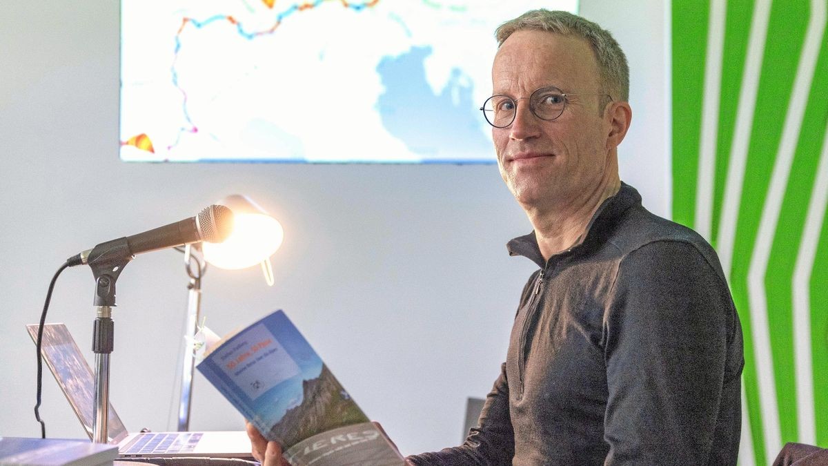 Stefan Padberg erzählt in Hattingen vom Radeln in den Alpen