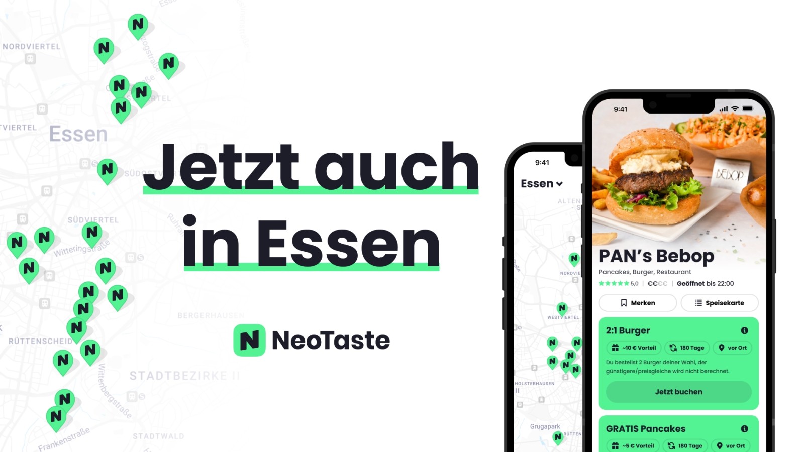 Mit der NeoTaste App gemeinsam die angesagtesten Restaurants in Essen ...