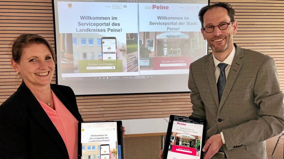 Endlich mehr online erledigen bei Stadt und Kreis Peine