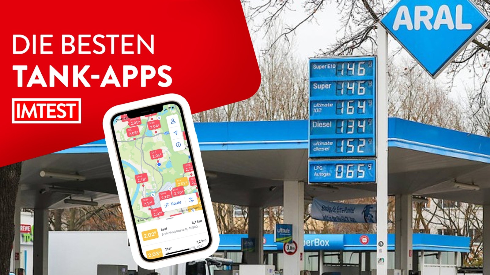 Die besten Tank-Apps // IMTEST