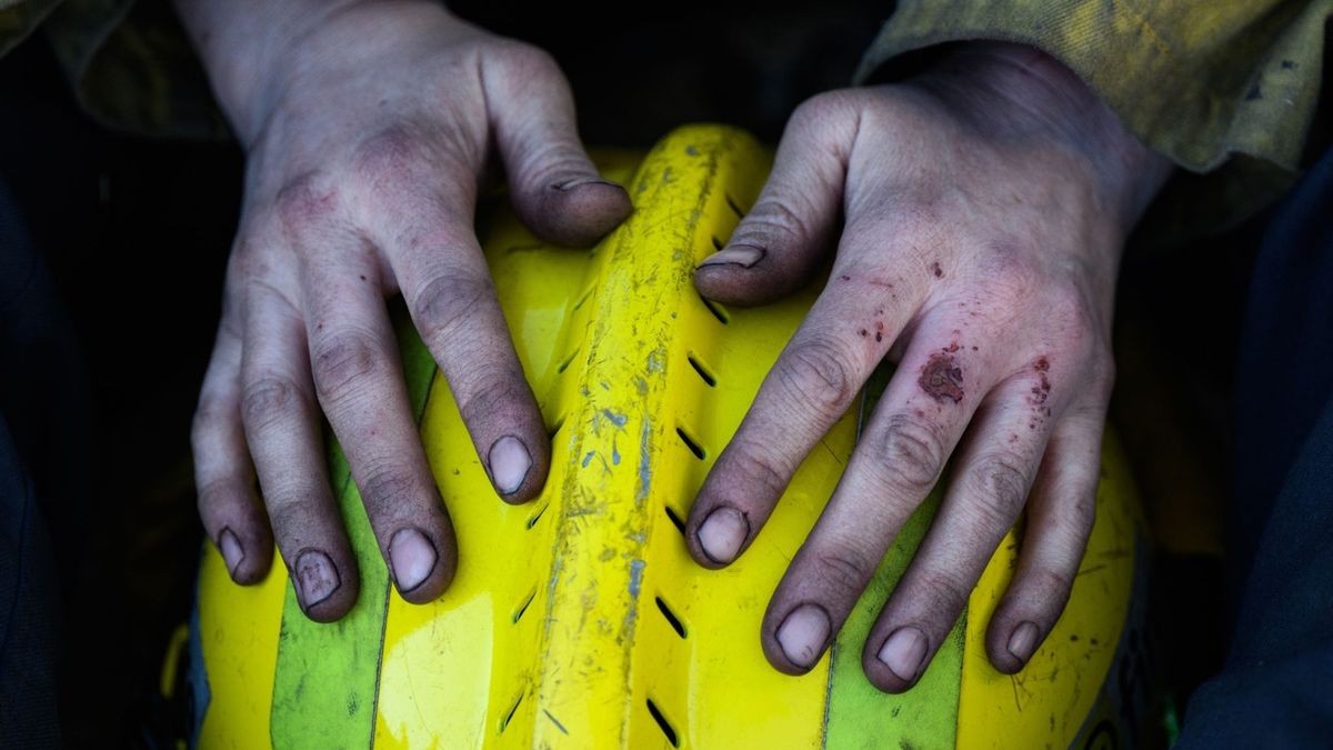 Lage im Waldbrandgebiet Sächische Schweiz weiter ernst