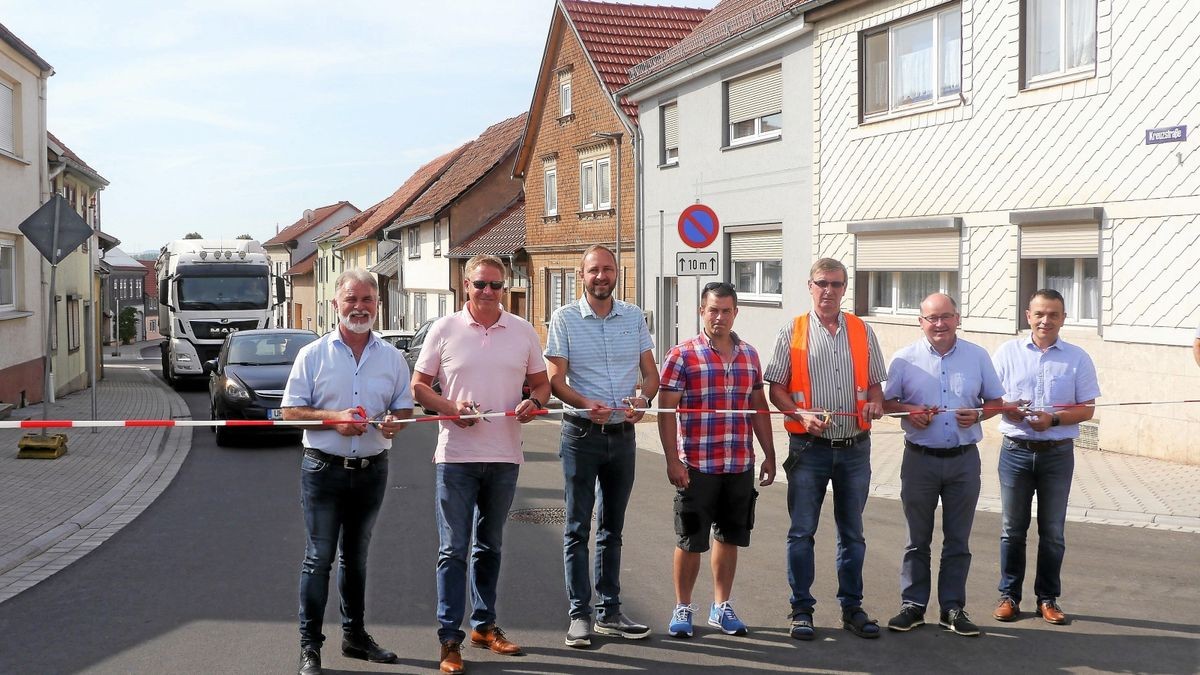 Straßensanierung in Großengottern ist nach einem Jahr abgeschlossen