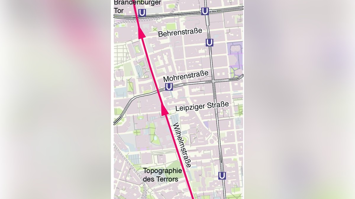 Die Wilhelmstraße ist eine Straße mit Geschichte