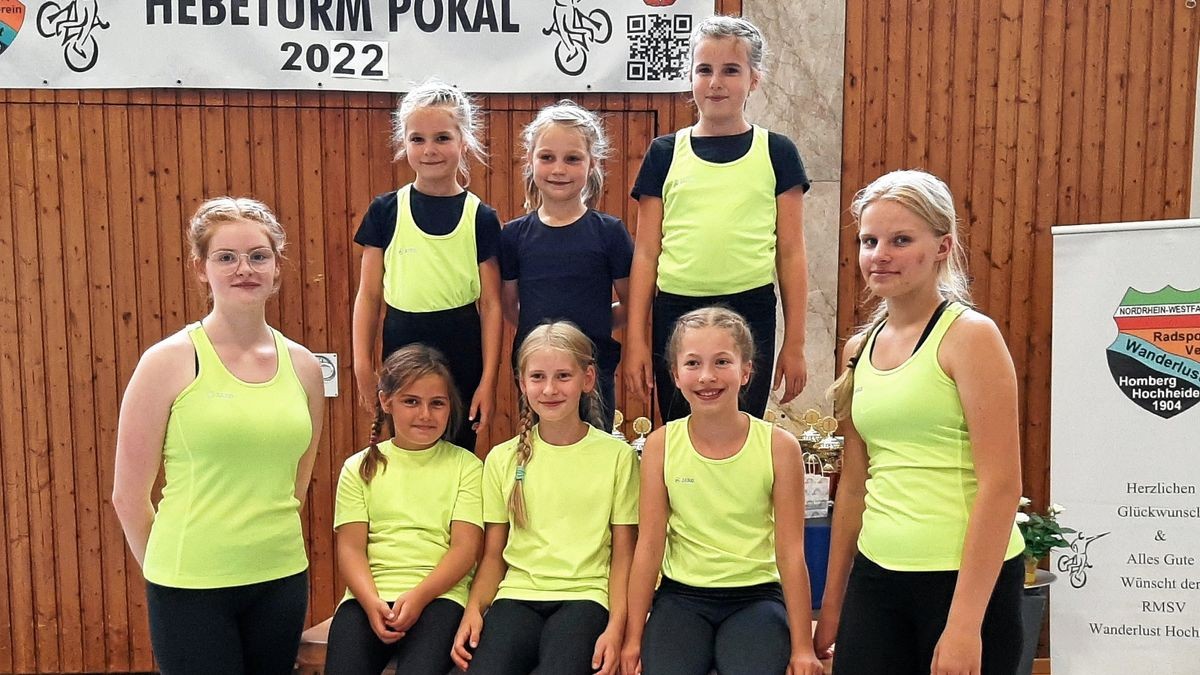 Smilla Sulimma sichert sich im Hallenradsport den Pokal