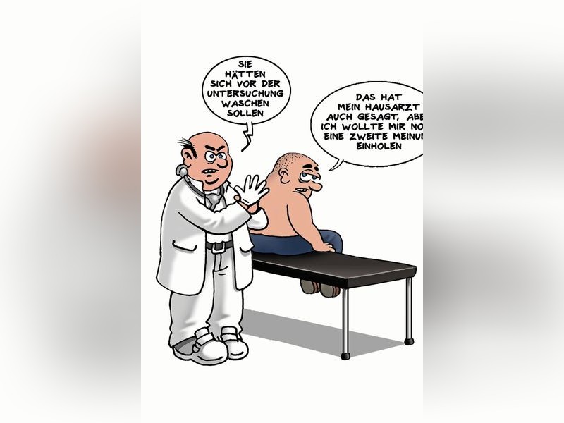 Habichts Arztwitze: Karikaturen aus Eisenberg