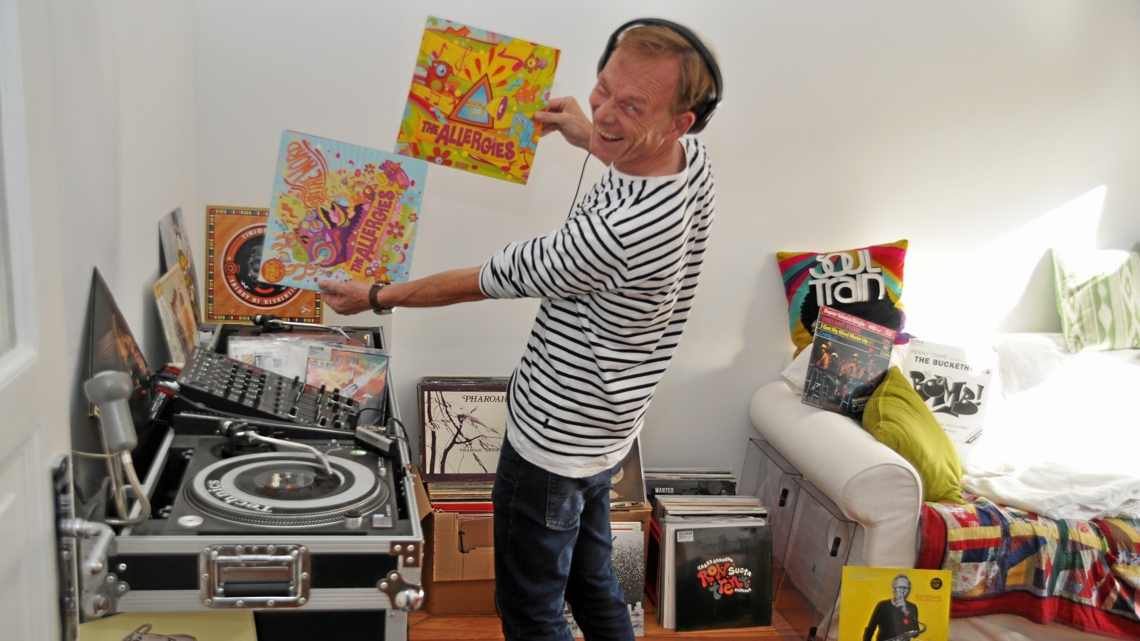 DJ Kalle aus Bergedorf setzt auf die Schallplatte und liegt damit im Trend