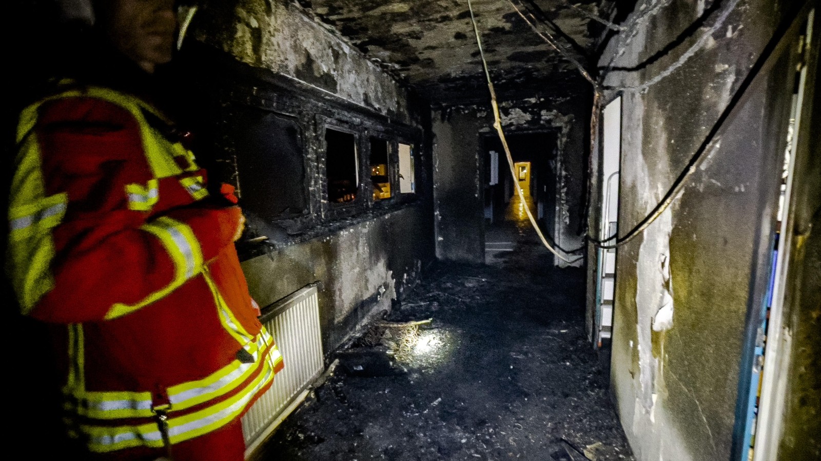 Verdacht auf schwere Brandstiftung: Feuer in Erfurter Hochhaus