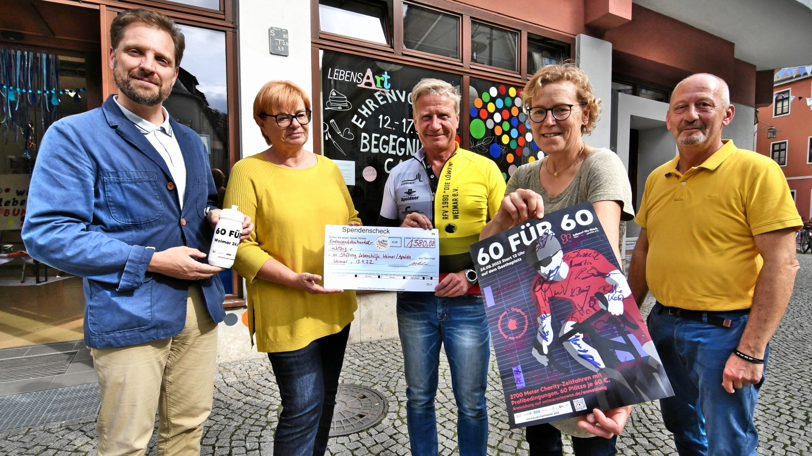 In Weimar wirkt die Deutschland-Tour beim Lebenshilfe-Werk nach