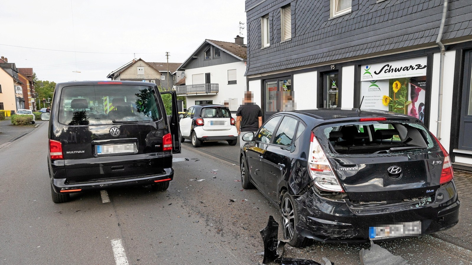 Kreuztal: Auffahrunfall sorgt für Stau auf Marburger Straße
