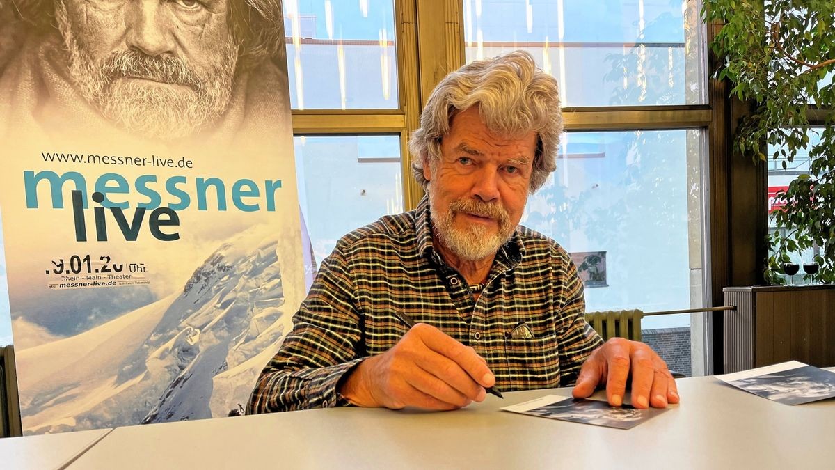 Bergsteigerlegende Reinhold Messner live in Gera