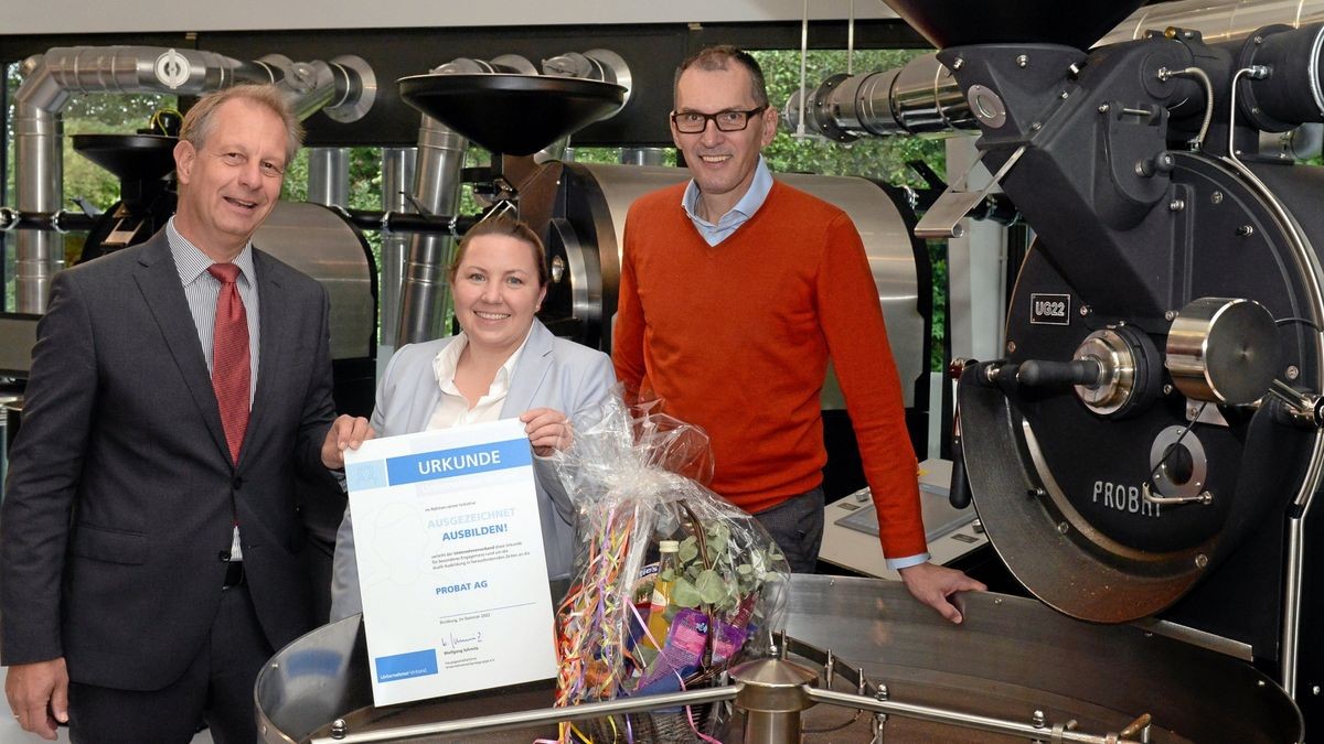 Probat in Emmerich erhält eine besondere Auszeichnung