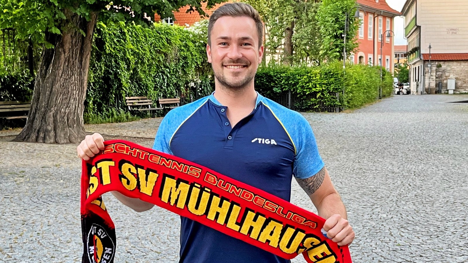 Tischtennis: Chris Albrecht debütiert am Kristanplatz