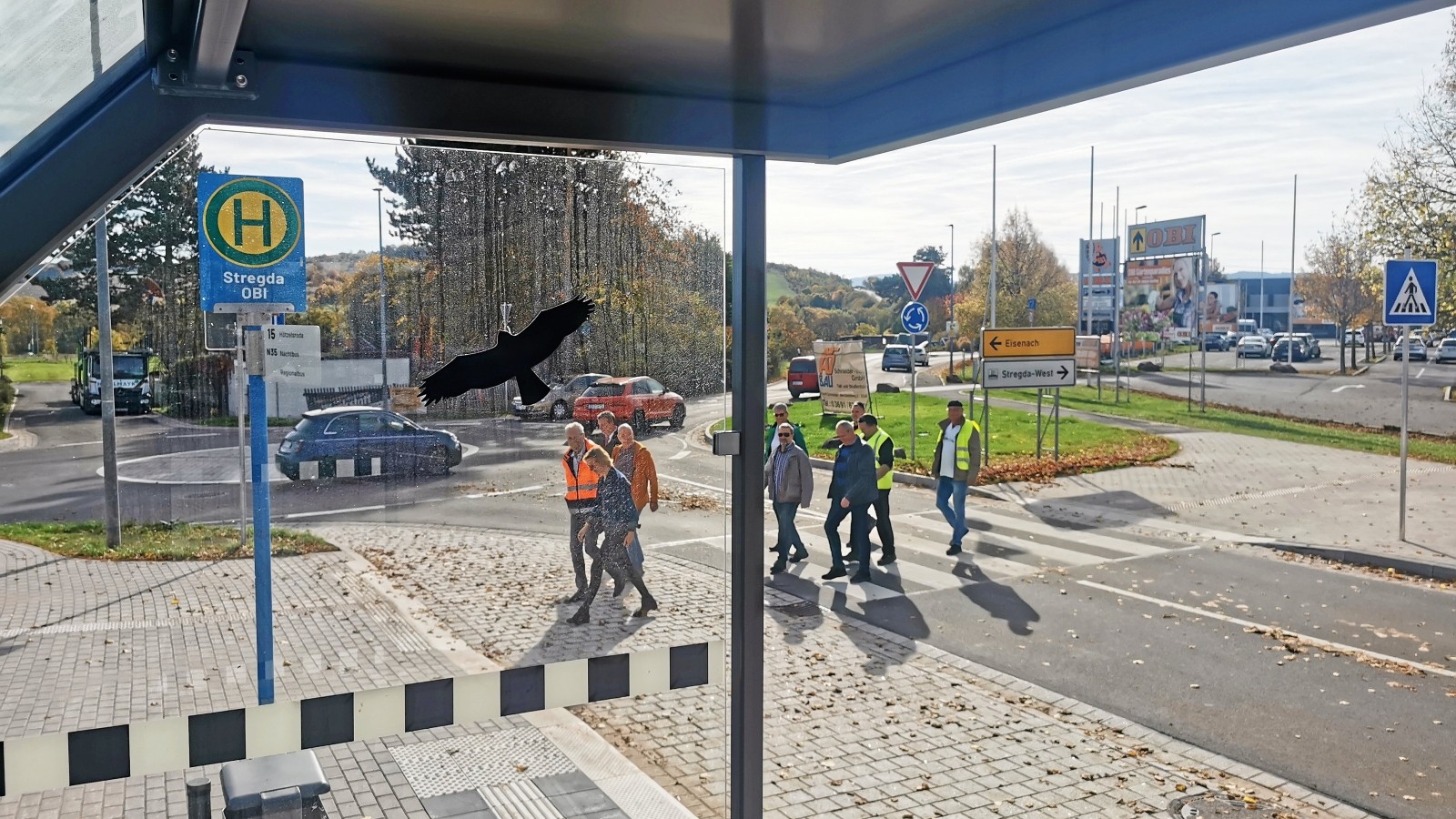Mini-Kreisverkehr in Stregda seiner Bestimmung übergeben