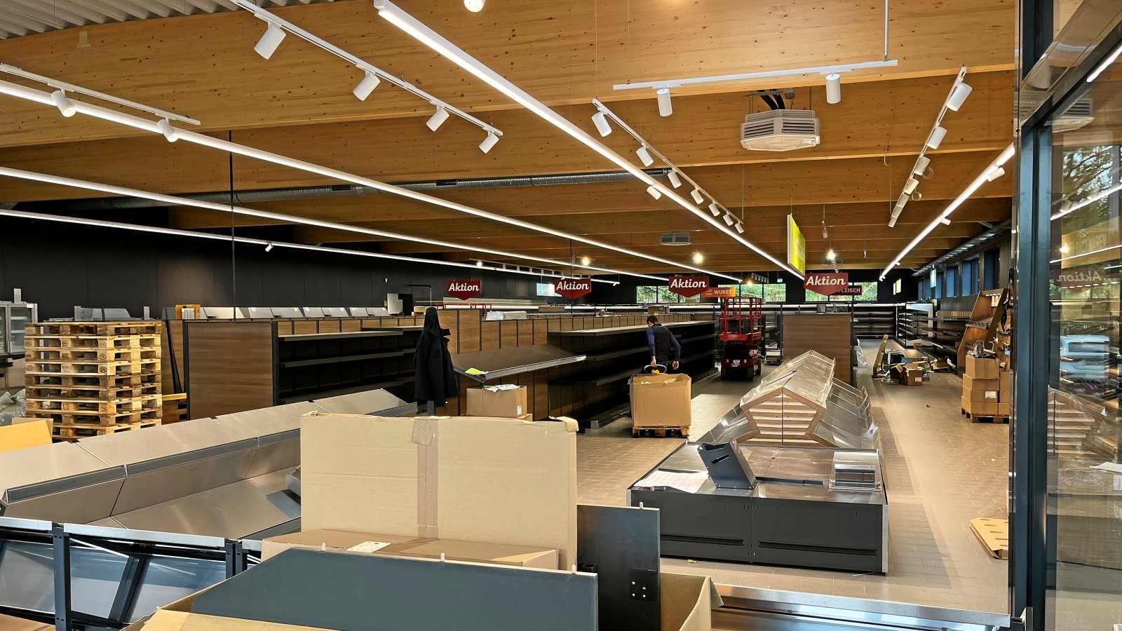 Aldi in Iserlohn-Sümmern kurz vor der Eröffnung