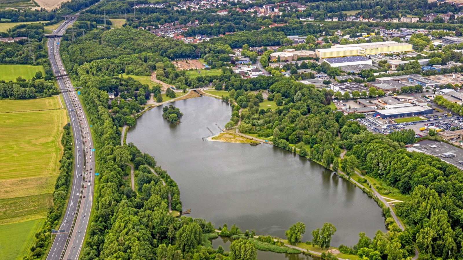 Ümminger See in Bochum wird hochwertiges Naherholungsgebiet