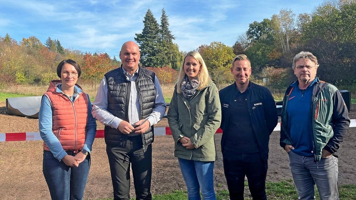 Sondershausen: Pumptrack-Anlage offiziell eingeweiht