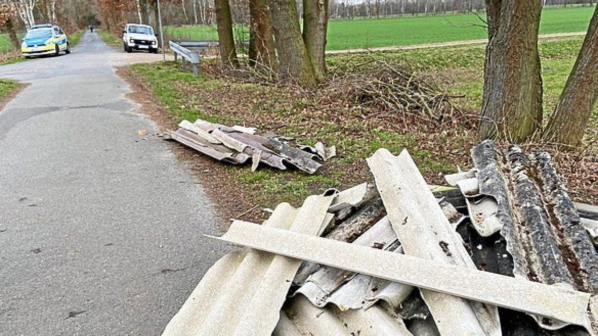 Landkreis Gifhorn und Polizei informieren über Asbestentsorgung