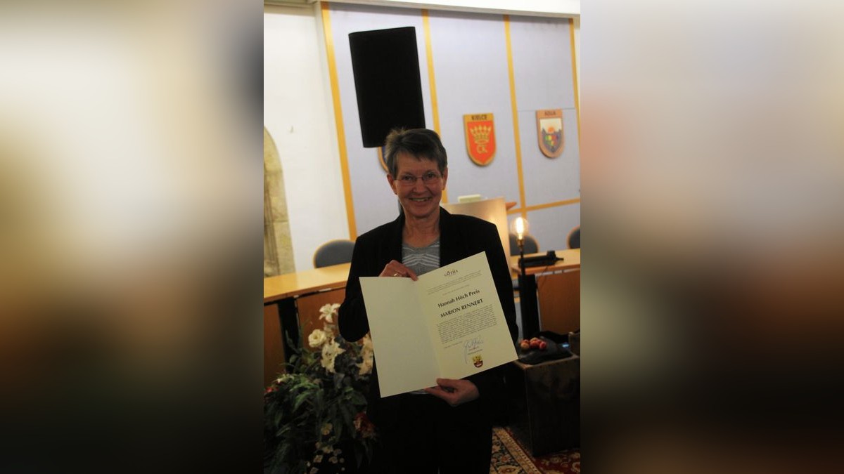 Marion Rennert ist Preisträgerin des Hannah-Höch-Preises der Stadt Gotha