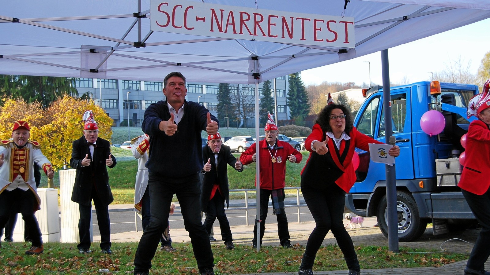 „Rathaussturm“ und Gala zum Jubiläum des SCC in Seebach