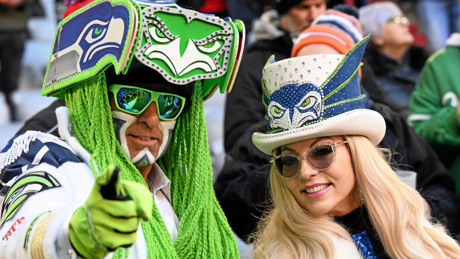 Weimarer Seattle-Fans auf Tuchfühlung mit Captain Seahawk