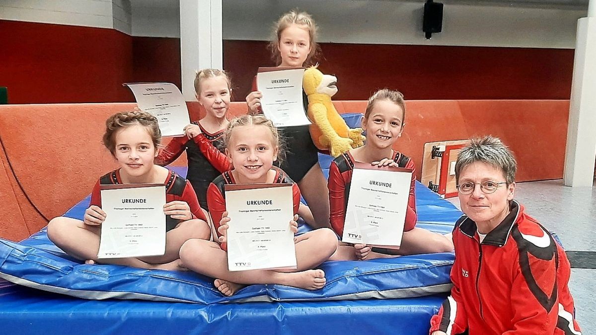 Gothaer Nachwuchs-Turner zwischen Spaß und Wettkampf