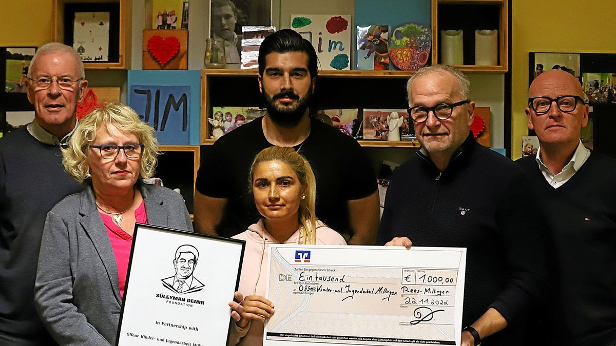 Rees: Süleyman Demir Foundation unterstützt JiM in Millingen
