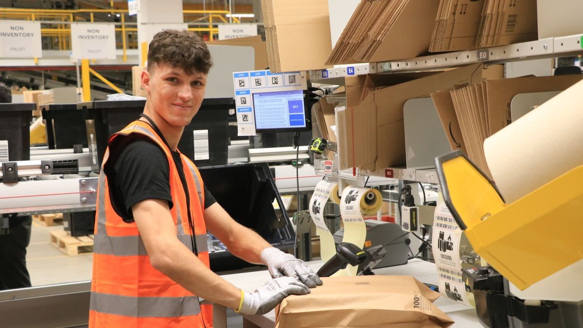 Erste Weihnachten unter Volllast bei Amazon Gera