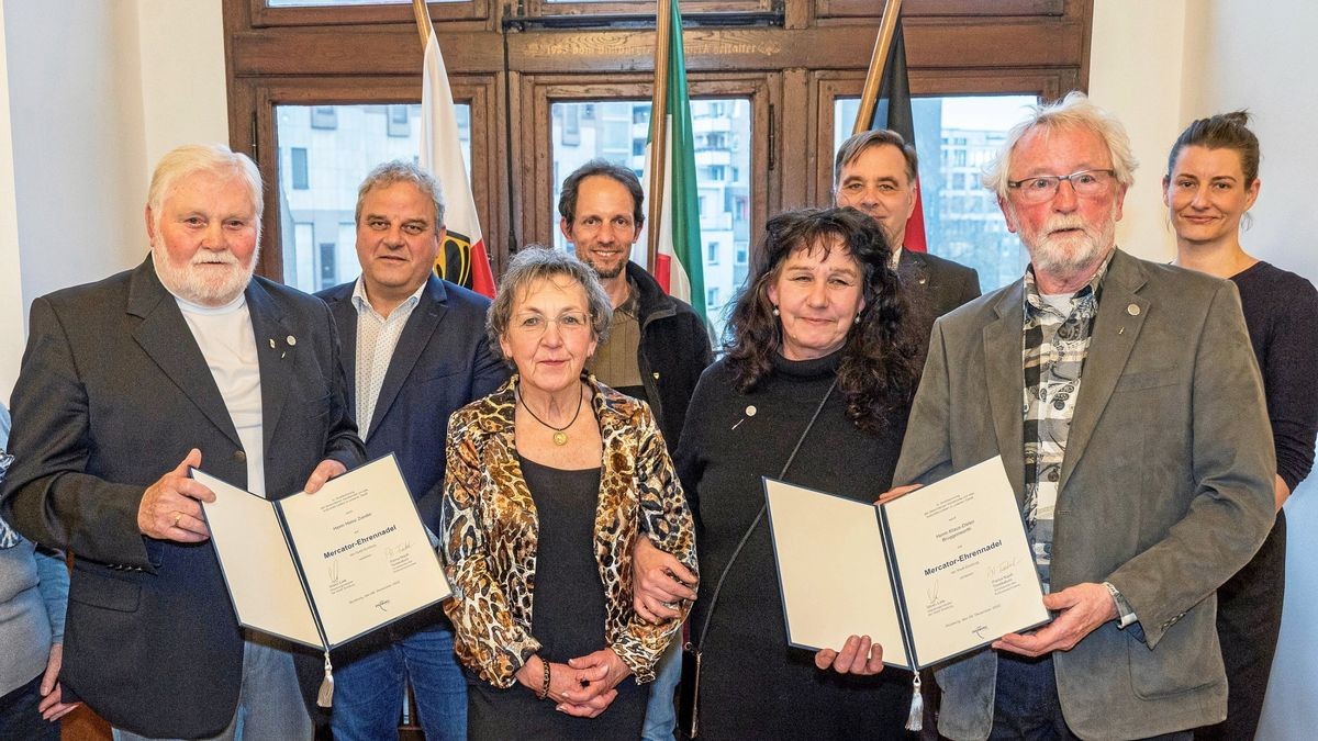 Duisburg hat drei neue Träger der Mercator-Ehrennadel