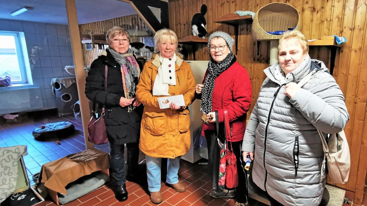 Spende für das Tierheim Gehofen