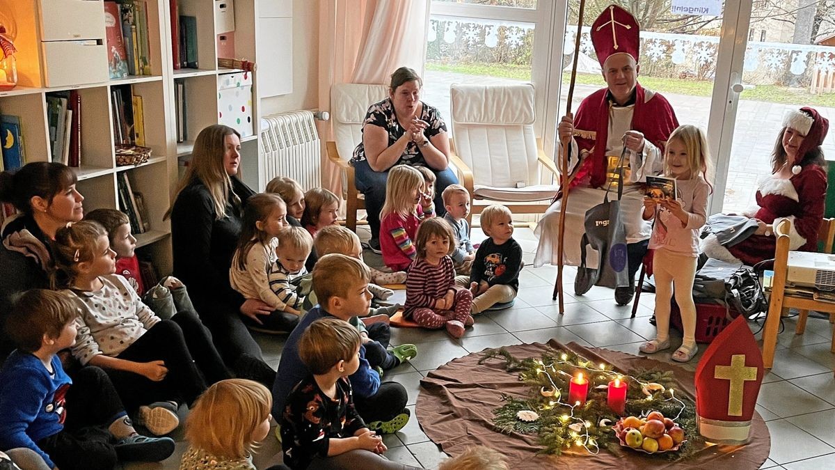 Beutel mit Namen für jedes Kindergartenkind in Großfurra