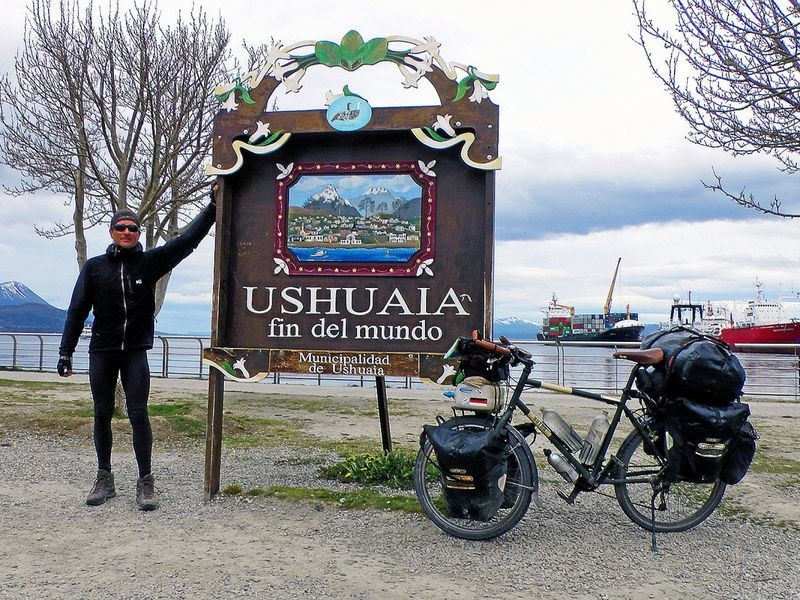 Thomas Meixner fährt 41.000 Kilometer mit dem Rad durch Amerika und ...