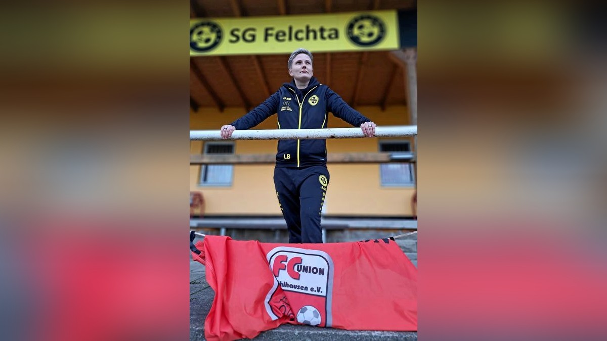 Trainerin Lisa Berger von der SG Felchta: „Fußball ist einfach mein Sport“