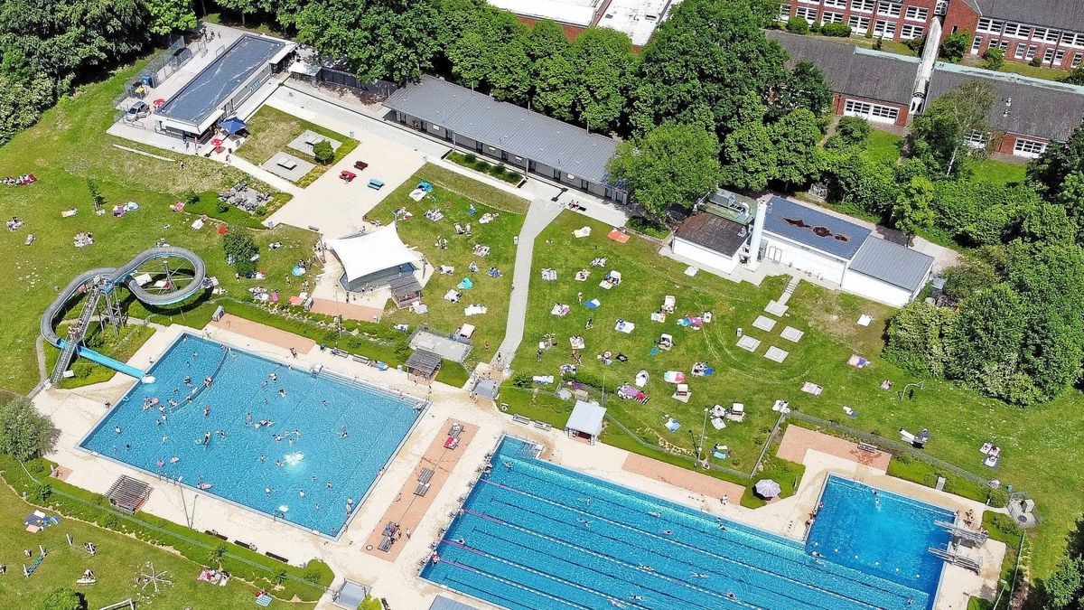Sprayer beschmieren das Bargteheider Freibad