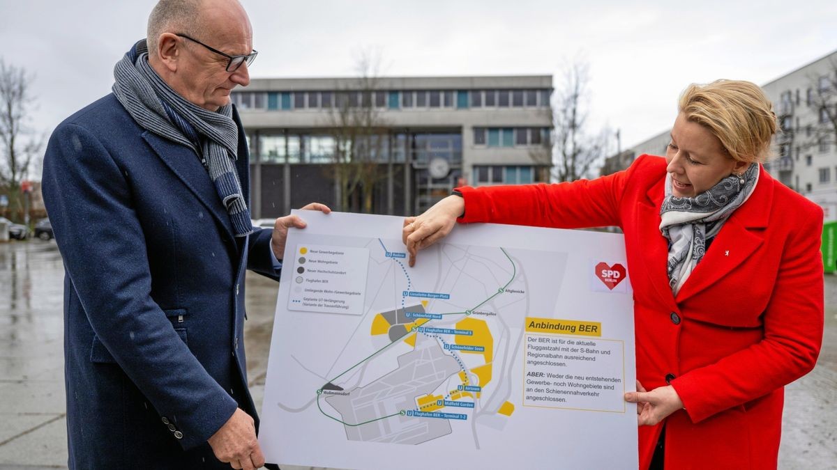 Regierungschefs für U-Bahn-Verlängerung zum Flughafen