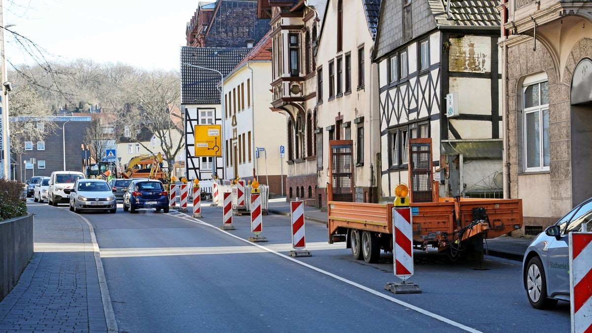 Lange Staus durch neue Baustelle in der Altstadt Iserlohn