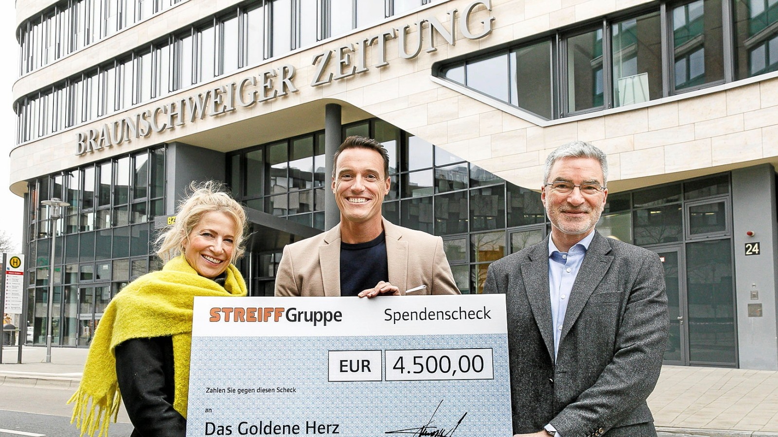 Streiff-Gruppe unterstützt das „Goldene Herz“
