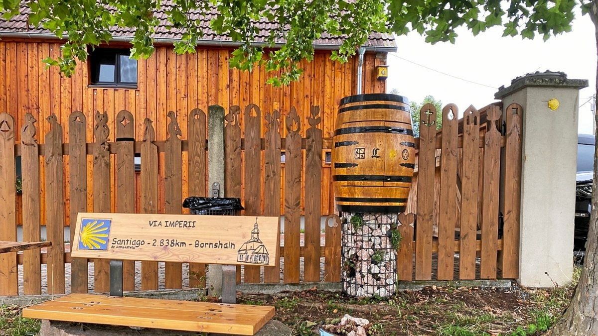 Stempeln an Bornshainer Wanderbar