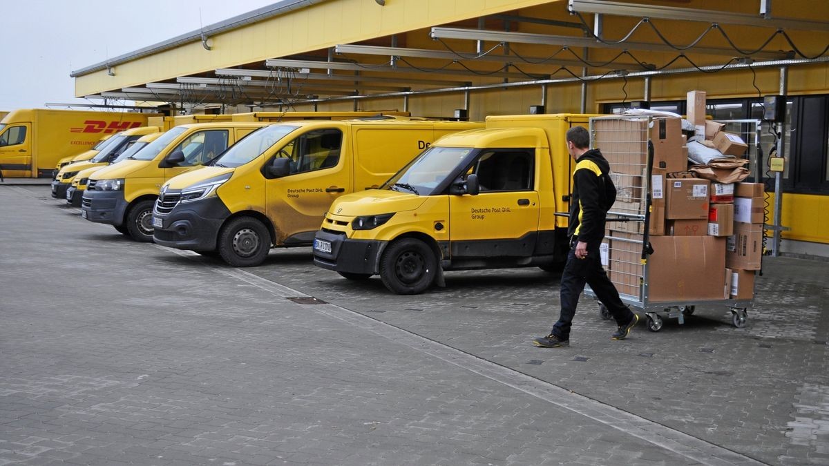 Gifhorns grüner Zustellstützpunkt der Post offiziell in Betrieb